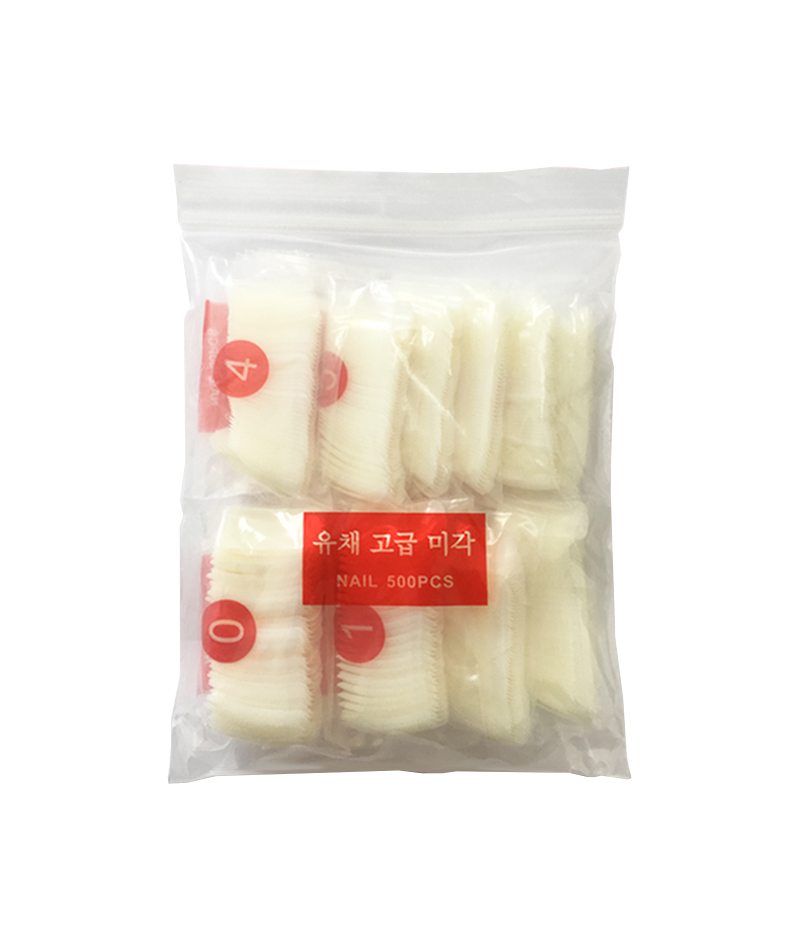 ALLURE HUA SHENG MEI TIPS NAIL BAG (BIG) 1x500pcs | TIPSA PËR THONJ ...