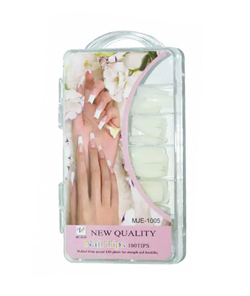 ALLURE NEW QUALITY NAIL TIPS - SQUARE NATURAL 1x500pcs | TIPSA NATYRAL ...